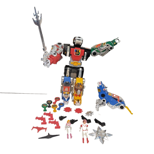 Voltron III Golion Classic Legendary Action Figure w Blue Lion 1984 ...