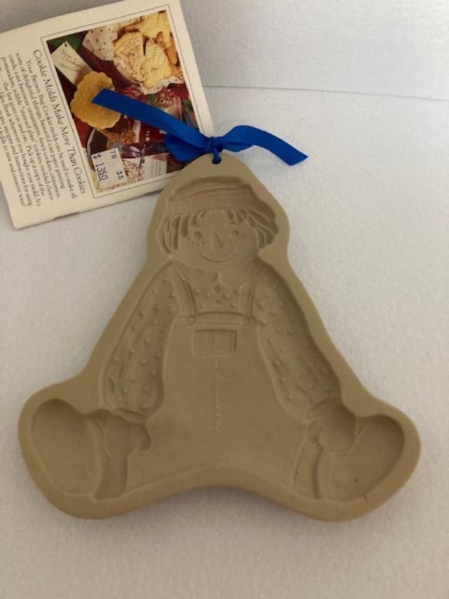 Brown Bag Cookie Art - Raggedy Andy Mold Shape Includes Recipe Book ...