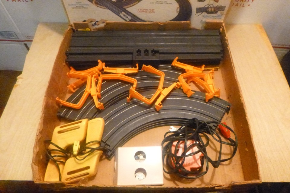 Estate Sale Find Aurora AFX Slot Cars Jackie Stewart Winners Circle ...