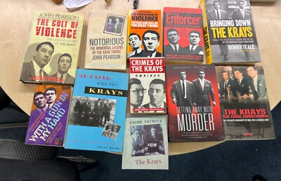 11 x The Krays hardback and paperback books JOHN PEARSON etc | eBay UK
