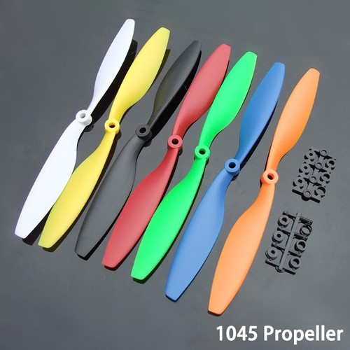 10" x 4.5" Colour Plastic 1045 Propeller Props For RC Model Aircraft ...