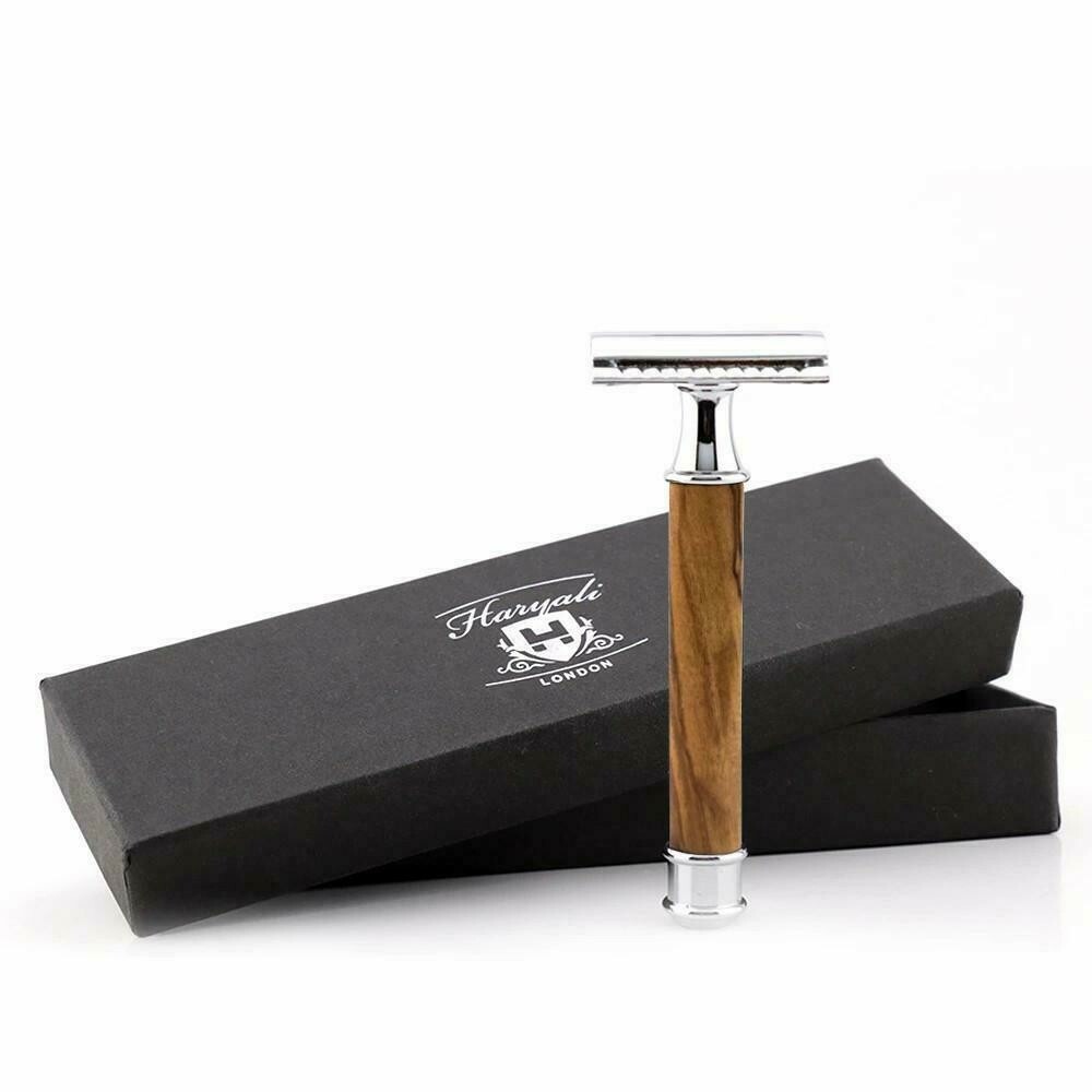 Vintage Professional Double Edge Blades Safety Shaving Razor Wood ...