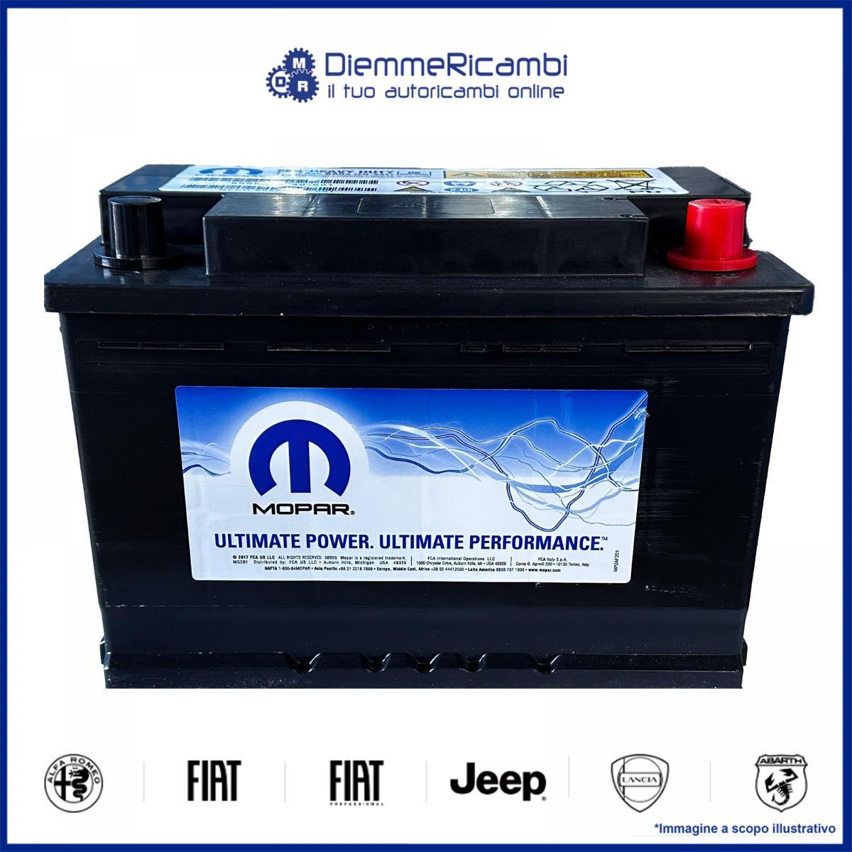BATTERIA AUTO 70Ah 680A MOPAR START & STOP ORIGINALE FIAT ALFA ROMEO ...