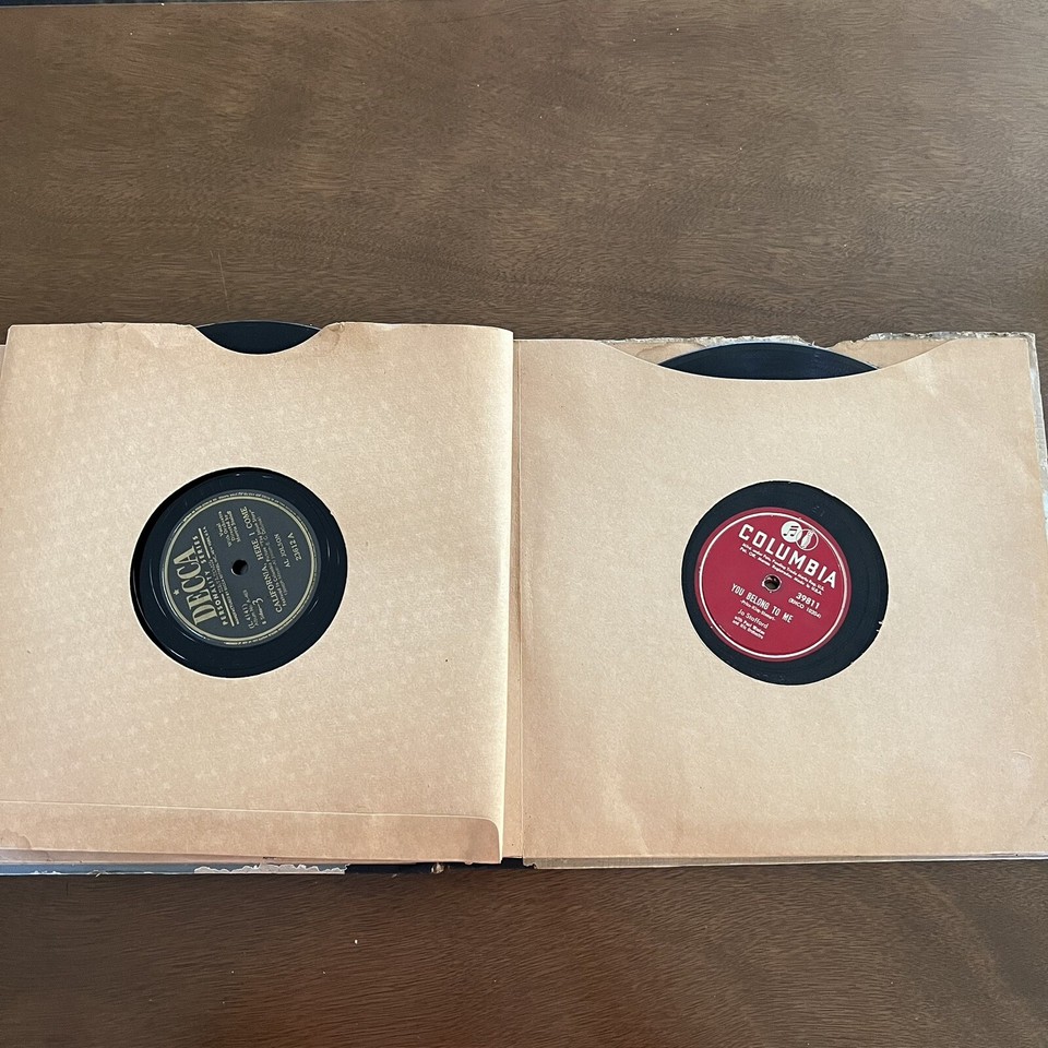 AL JOLSON IN SONGS HE MADE FAMOUS 4 Vinyl RECORD SET ALBUM A-469 ...