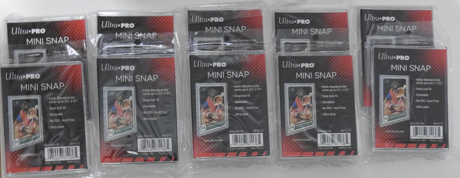 ULTRA PRO - MINI SNAP CARD HOLDER(X10) - NEW/SEALED - FREE UK P&P | eBay UK