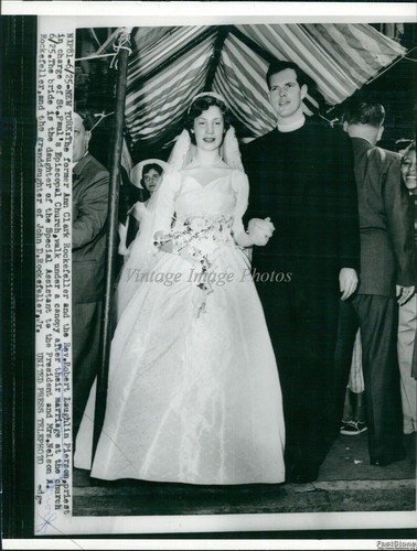 Vintage Ann C Rockefeller Weds Rev Robert Laughlin Pierson Society ...