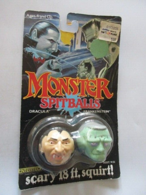 1989 Monsters Spit Balls Dracula & Frankenstein | eBay