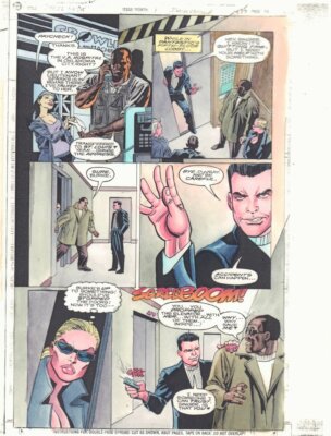 Steel: Official Shaq Movie Comic Adaptation p.11 Color Guide art by ...
