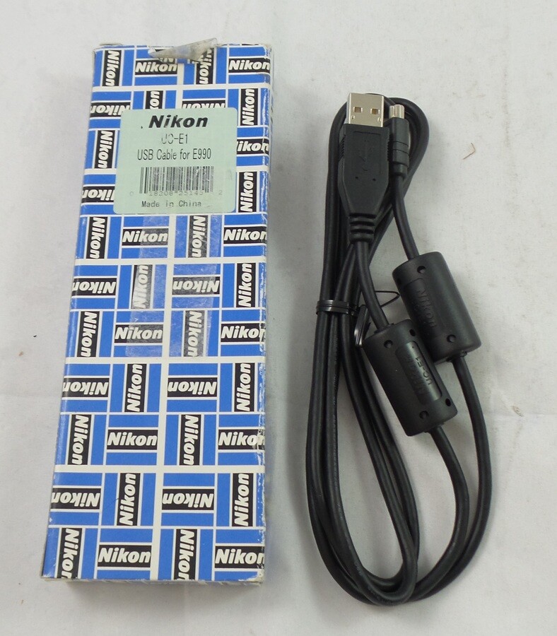 Nikon UC-E1 Sync Cable for Coolpix 990 995 4300 4500 5000 5400 5700 ...