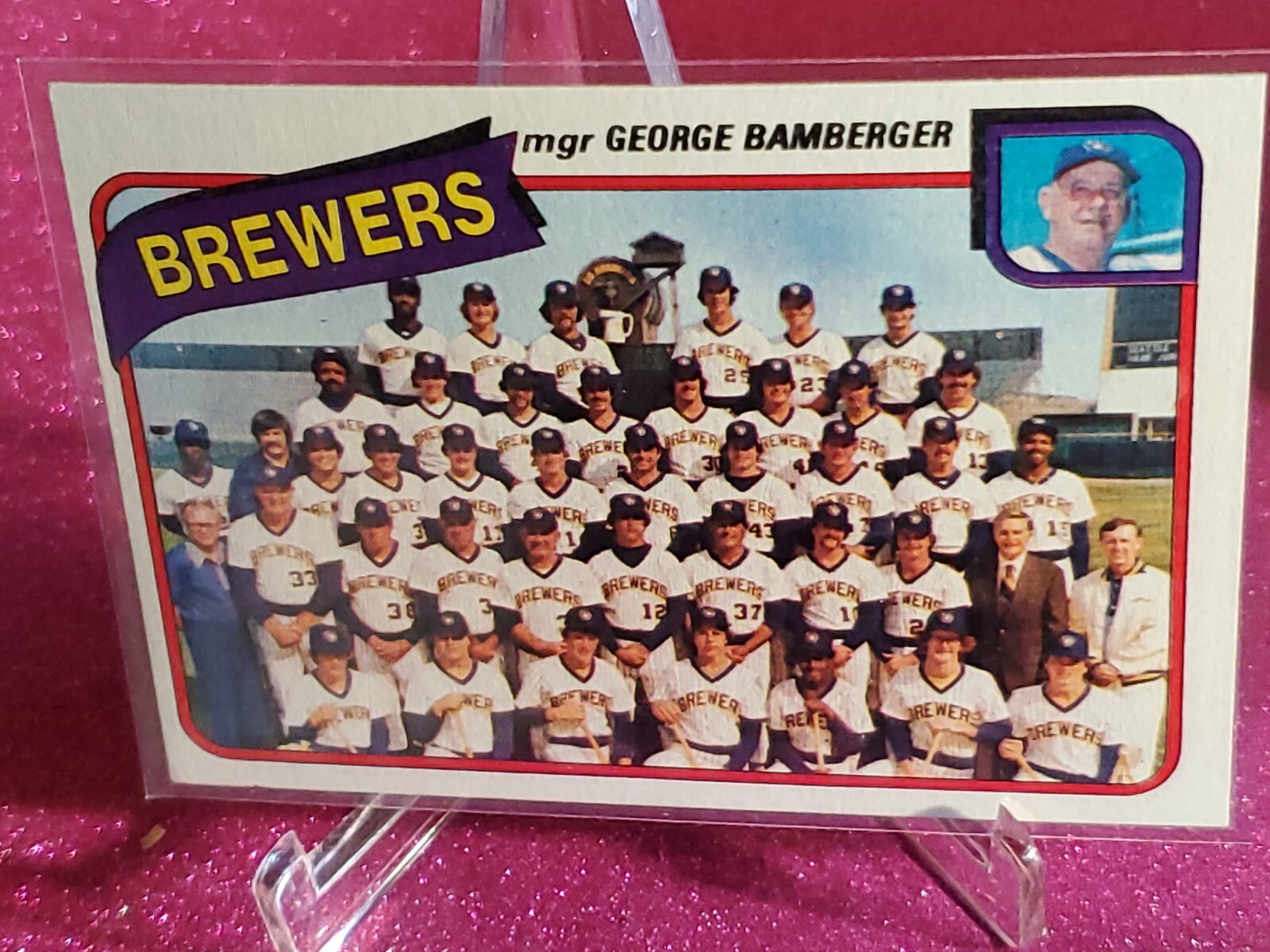 1980 Topps #659 George Bamberger Brewers Team Card | eBay