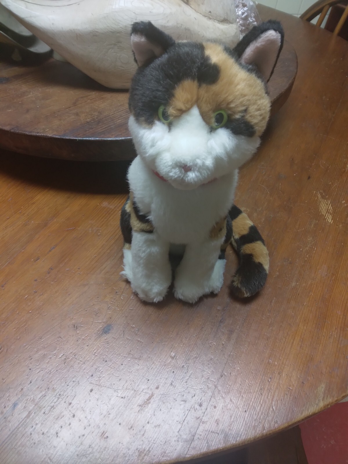 FAO Schwarz Lifelike Calico Cat Stuffed Plush Toy With Tag. | eBay