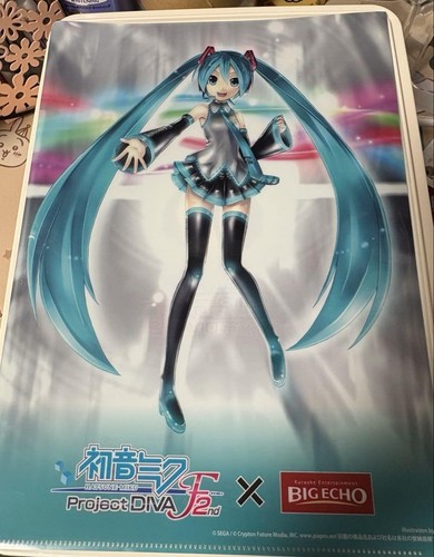 Hatsune Miku Big Echo Collaboration Clear File Kei | eBay