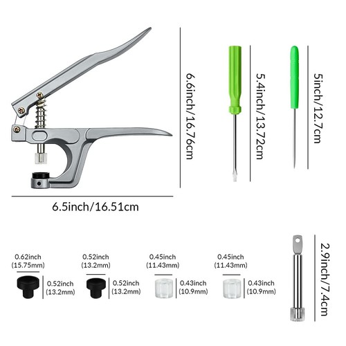 Snap Pliers for Crafts Clothing Hand-held Tool Snaps Grey | eBay