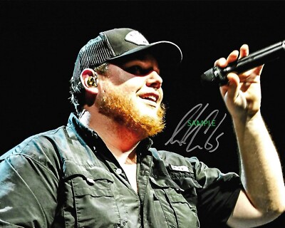 LUKE COMBS #2 REPRINT 8X10 PHOTO SIGNED PICTURE AUTOGRAPHED MAN CAVE ...