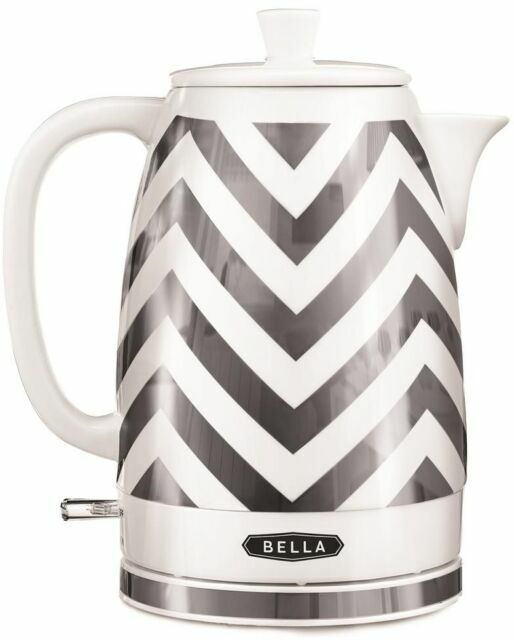 Bella 1 8l Electric Ceramic Tea Kettle With Detachable Base and Boil ...