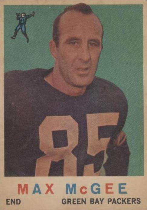 1959 Topps Max McGee #4 for sale | eBay