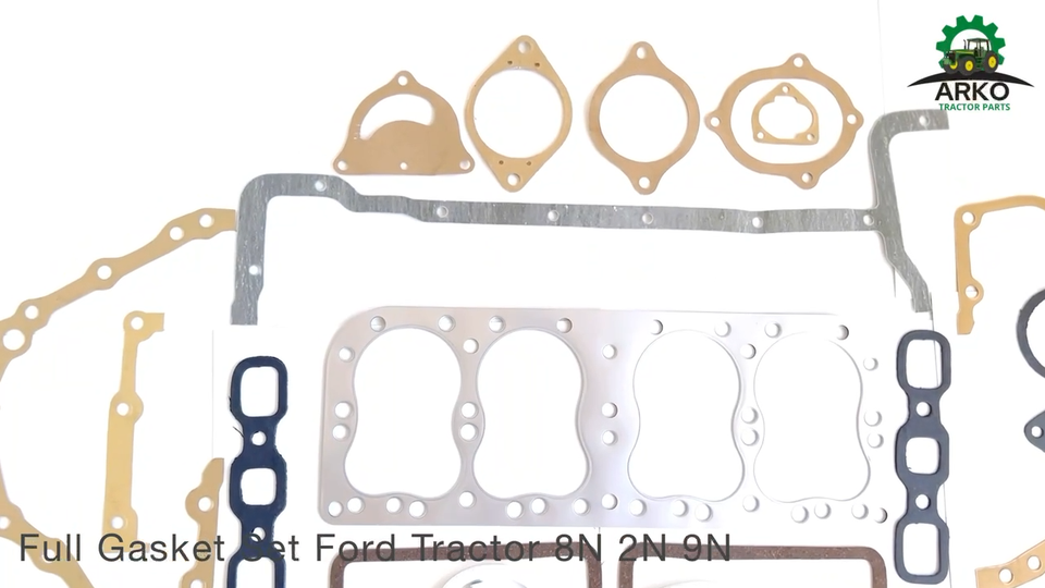 Ford 8N 2N 9N Tractor Full Gasket Set 8N6008M Metal Head Engine ...
