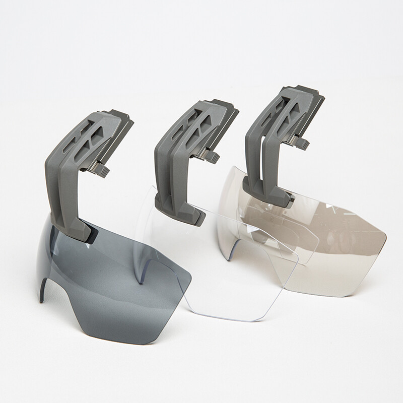 FMA Antifog 3mm Lens Visor Shroud Mount Fixed Arm Wind Goggles for ...