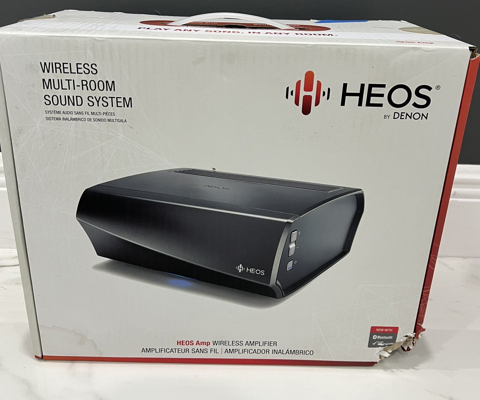 Denon HEOS Wireless Multiroom Stereo Amplifier HS2 Open Box Free Ship ...