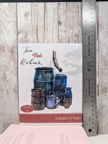 Two Red Robins Metal Die Vintage Farm Lantern Ivy Nest Hay Old Truck ...