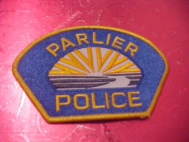 PARLIER CALIFORNIA POLICE PATCH SHOULDER SIZE UNUSED TYPE 2 | eBay