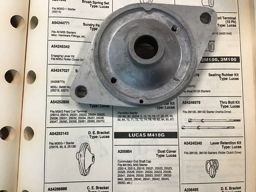 MGTD MGTF MGA 56-62 Midget AH Sprite 58-66 NOS Lucas M35 Starter Drive ...