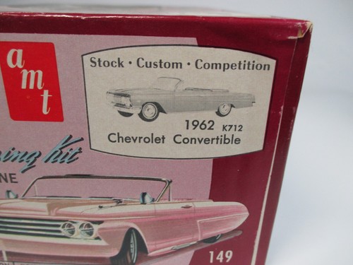 1962 Chevy Convertible Kit AMT 1/25 UNBUILT | eBay
