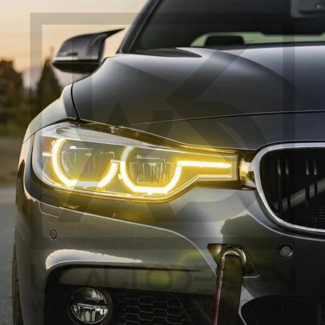 BMW 3 Series CSL Style Yellow DRL LED Module Set LED Headlights (F30 ...