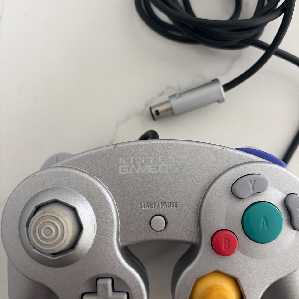 Nintendo GameCube Controller Platinum Sliver OEM Original DOL-003 ...