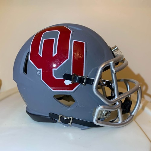 Oklahoma Sooners Mini Football Helmet Custom Concept Riddell Speed ...