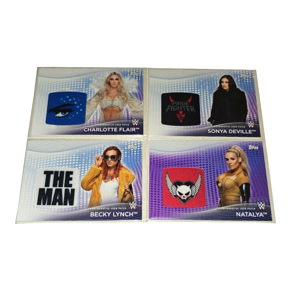 Topps WWE 2021 Women's Division Lot Of 24 Numbered Superstar Logo Patch ...