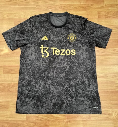 Men’s Adidas Manchester United x Stone Roses Pre-match Shirt XL | eBay UK