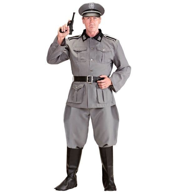 Men’s 1940s German Soldier Costume Military Fancy Dress Uniform Outfit ...