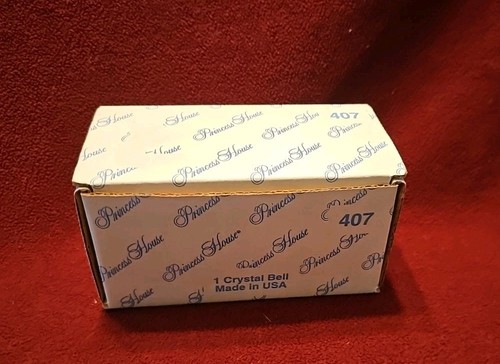 Vintage Princess House #407 Snowman Etched Crystal Dinner Bell 1999 6 ...