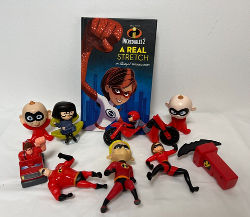 Disney Pixar - Incredibles 2 A Real Stretch - & 8 McDonald figures ...
