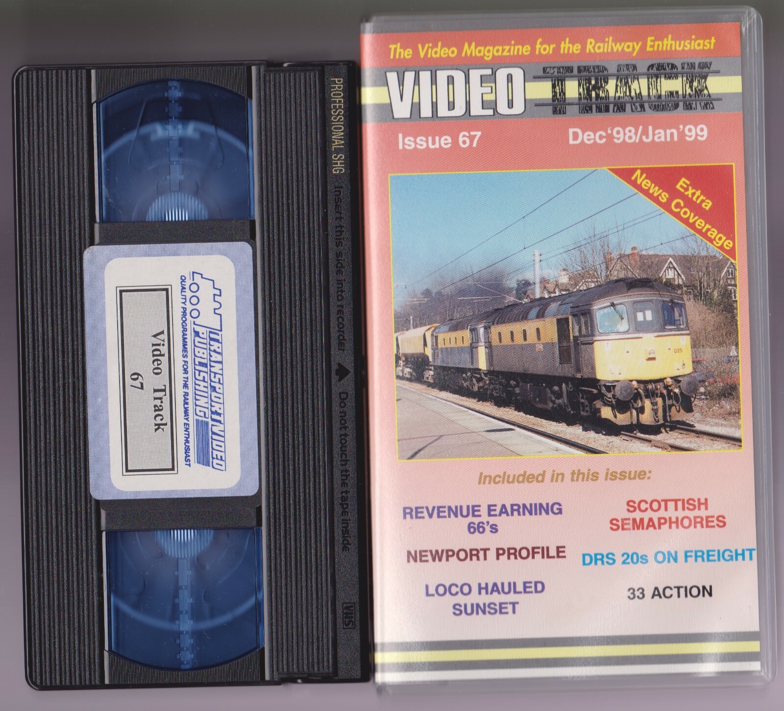 Video Track VHS Video Tapes - Various titles 9 to 107 ~ Railway Video ...