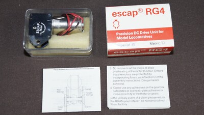 Portescap RG4 Precision DC Drive Unit Imperial - Model Locomotives | eBay