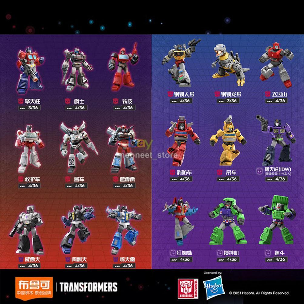 Bloks Transformers G1 Series 4" Action Master Scale Buluke Blind Box ...