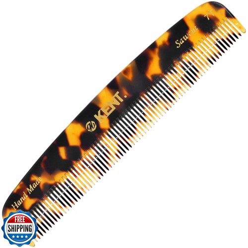 Kent 7T TY Handmade All Fine Tooth Pocket Comb for Men, Hair Comb ...