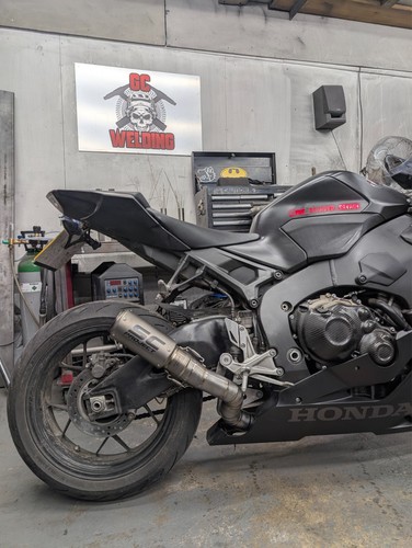 SC Project custom titanium race exhaust for 2017-2019 Fireblade ...