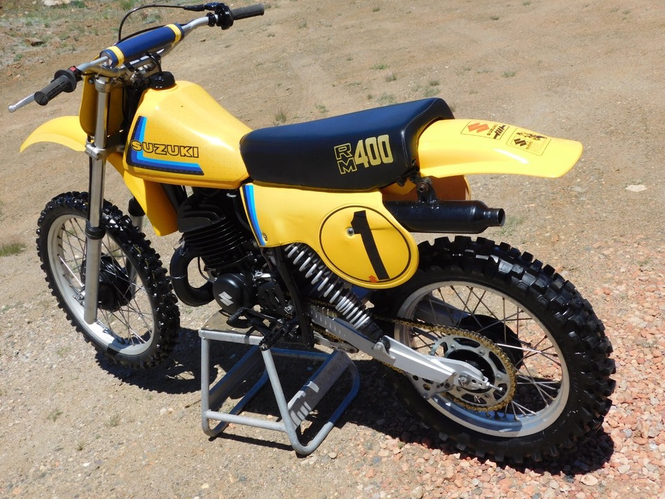 '79 SUZUKI RM 400 N Vintage MX MotoCross RM400N RESTORED Race/Show NEW ...