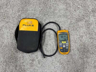 Fluke 922 Airflow Meter HVAC Air Pressure Velocity Flow Meter Pitot | eBay