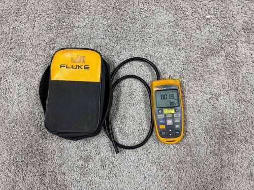 Fluke 922 Airflow Meter HVAC Air Pressure Velocity Flow Meter Pitot | eBay