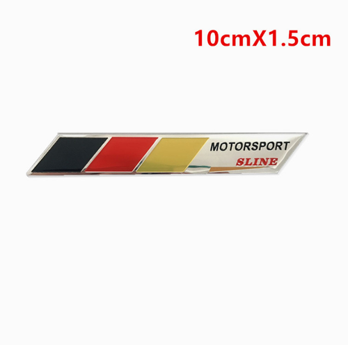 6pcs 3D German Germany Flag Map Car Auto Aluminum Emblems Badges ...
