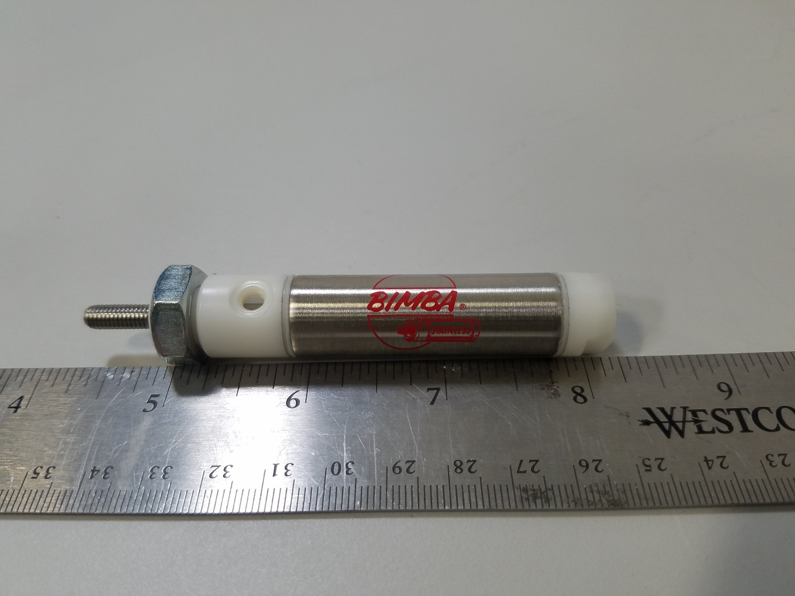 Bimba PC-021-D Acetal Resin End Cap SS Pneumatic Cylinder 100PSI | eBay