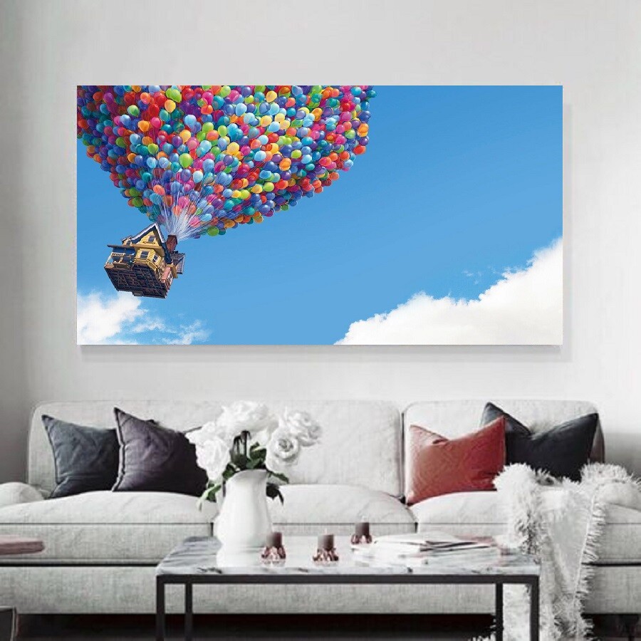 Up The Movie Balloons Drawing You Can Now Spend The Night In The House