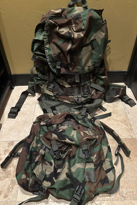 LARGE ARMY FIELD PACK WITH INTERNAL FRAME 8465-01-286-5356 w/Bonus ...