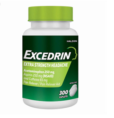 NEW Excedrin Extra Strength Pain Reliever Caplets, 300 ct. - EXP 2027 ...