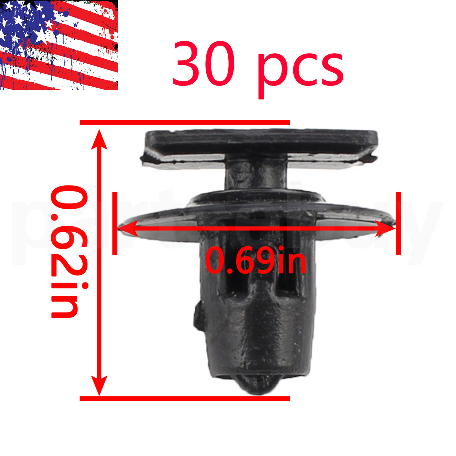 30pcs Exterior Rocker Panel Molding Clip 76882-EG01A For Nissan Maxima ...