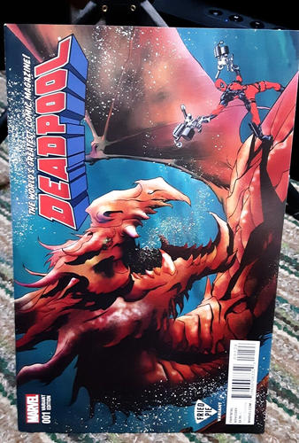Deadpool Comic January 2016 Issue Number 1 Variant Edition BAM Fried ...